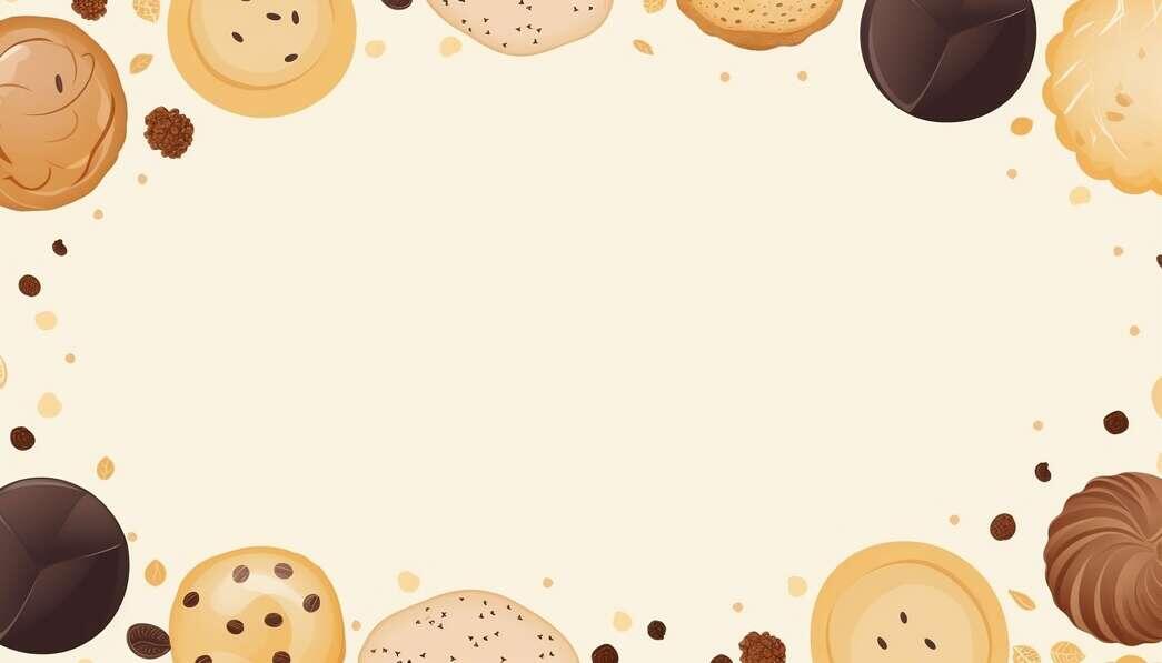 Download Delicious Assorted Cookies in Circular Frame Backgrounds ...