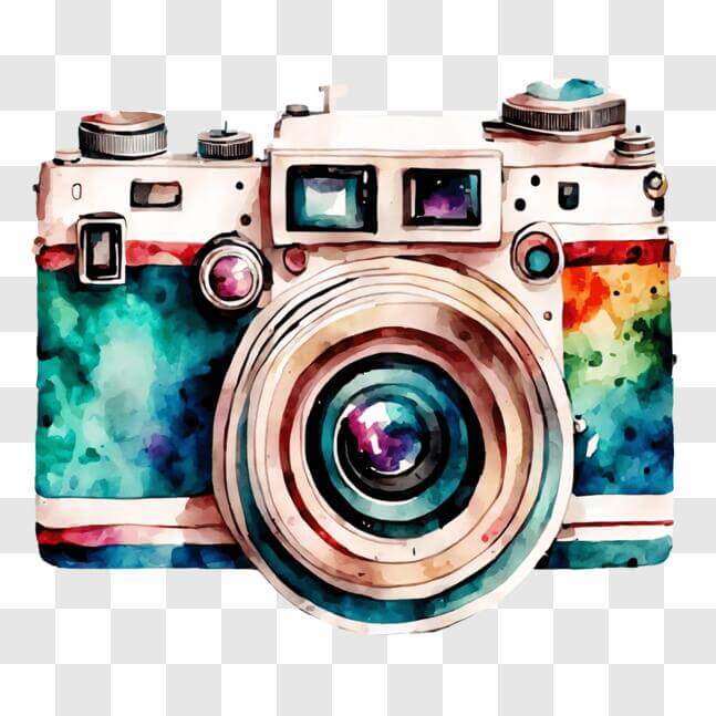 Download Colorful Camera for Photography and Videography PNGs Online ...