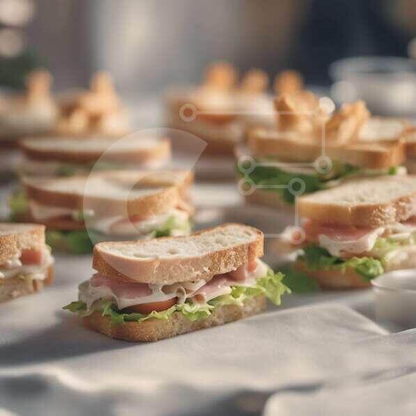 Variety of Sandwiches for Every Taste stock photo | Creative Fabrica