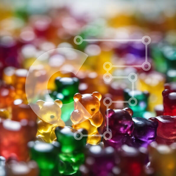 Download Colorful Gummy Bears on a Table Stockphotos Online - Creative ...