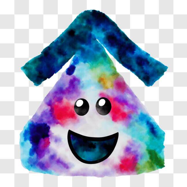 Download Colorful Smiling Triangle PNGs Online - Creative Fabrica
