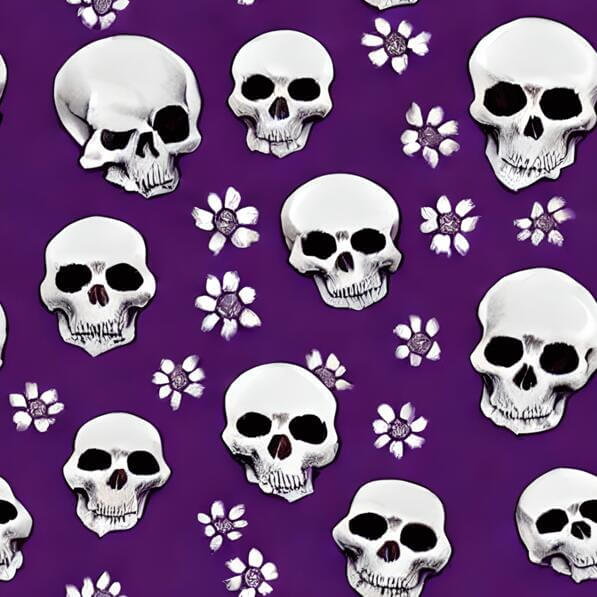 Download Purple Skulls Background for Halloween Parties and ...