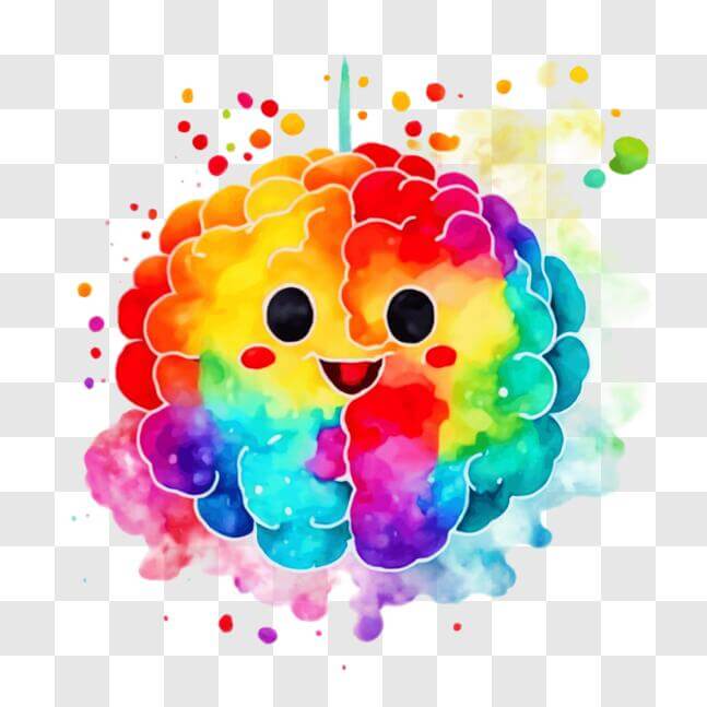 Download Colorful Brain with Unicorn - Educational Tool for Children ...