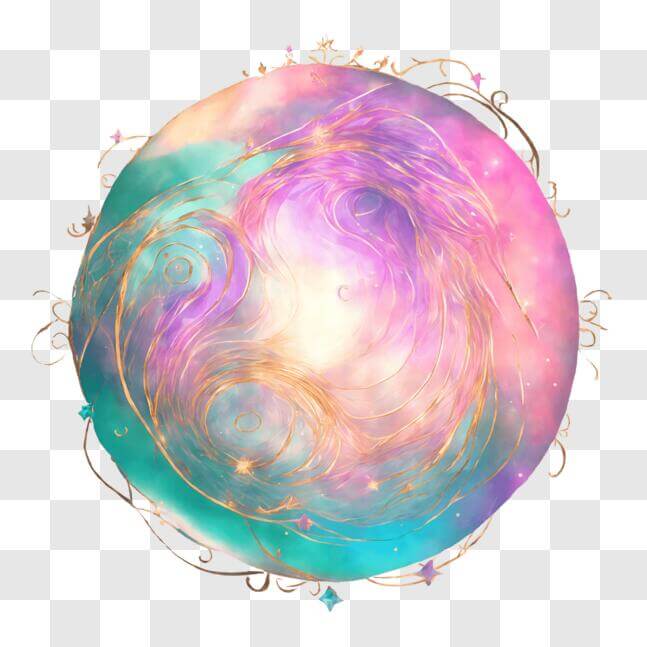 Download Colorful Upside-Down Ball with Dragons PNGs Online - Creative ...