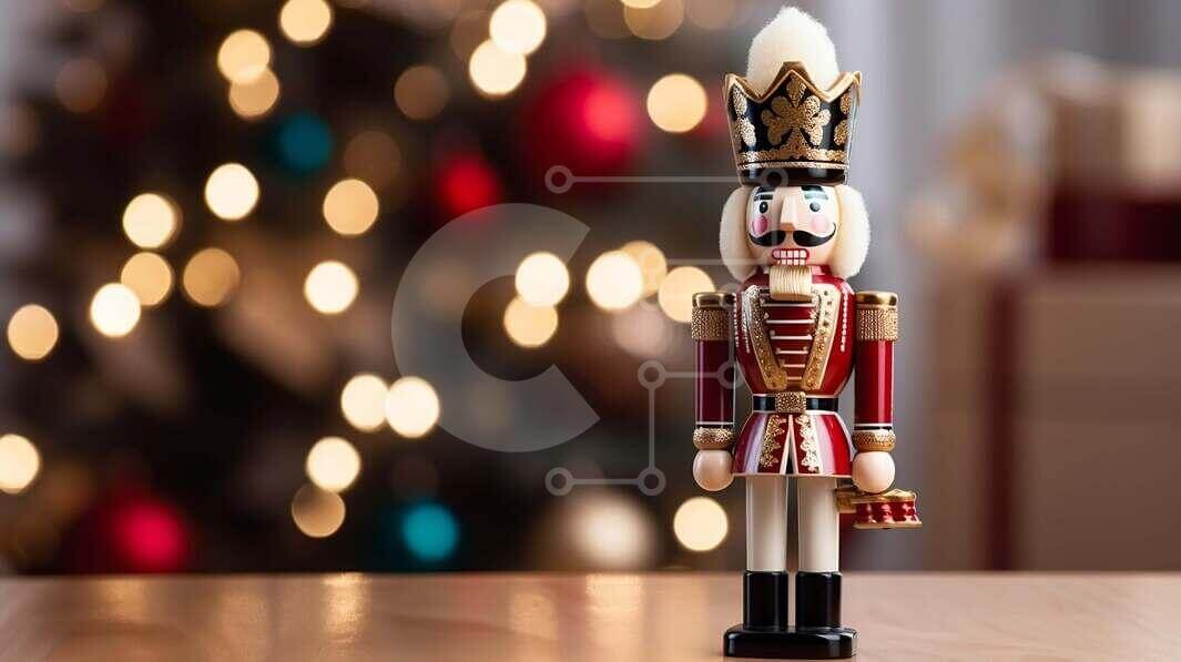 Celebrate the Holiday Season with a Nutcracker Toy stock photo ...