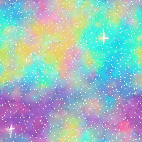 Download Colorful Galaxy Wallpaper with Stars and Rainbows Patterns ...