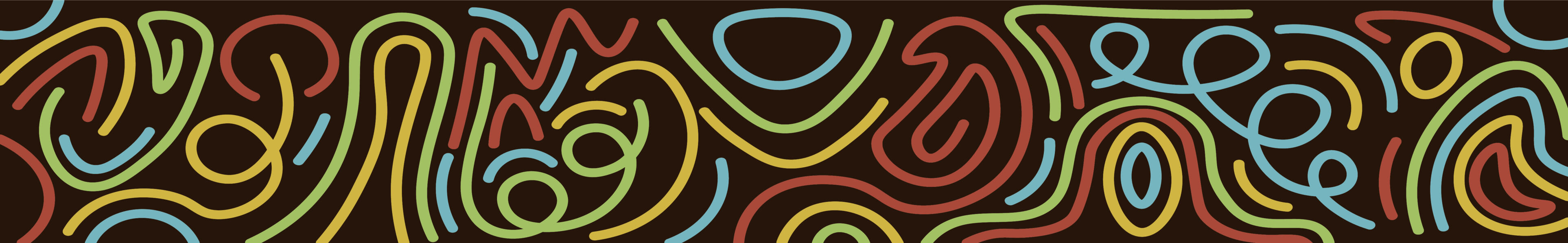 Download Colorful Abstract Pattern with Swirls and Lines Borders ...