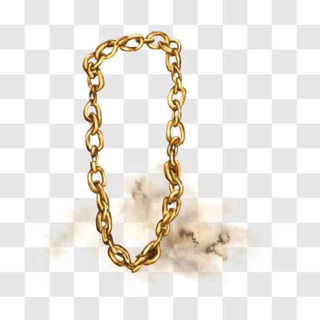 Download Gold Chain Necklace on Abstract Smoke and Cloud Background ...