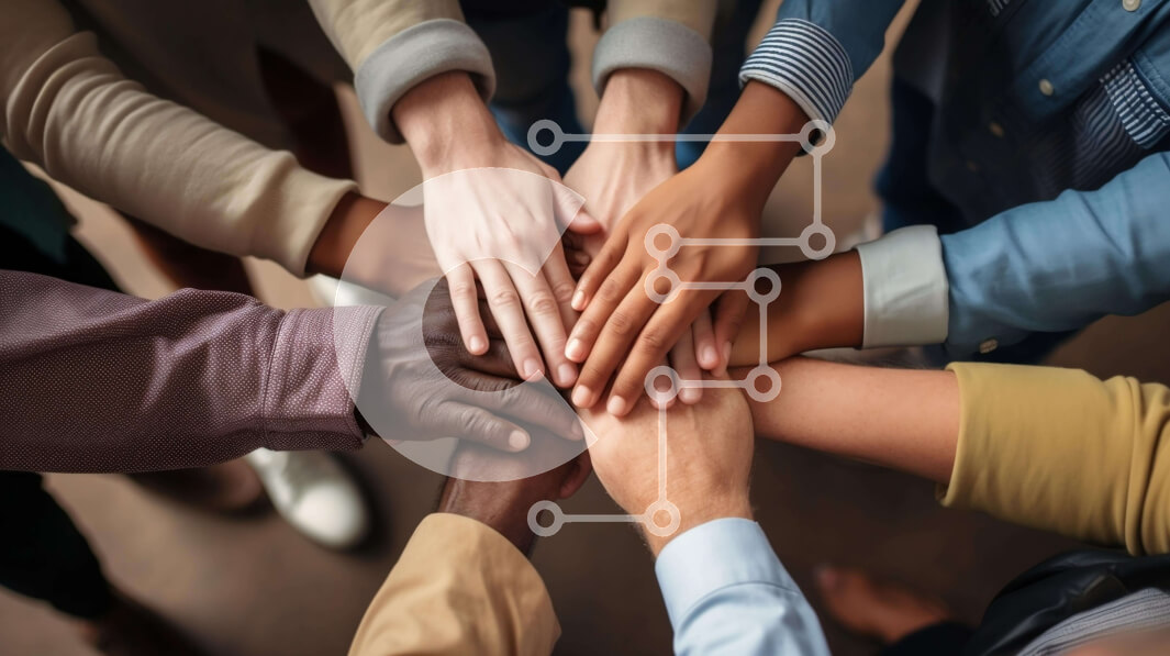 Download Diverse Group of People Holding Hands in Collaboration ...