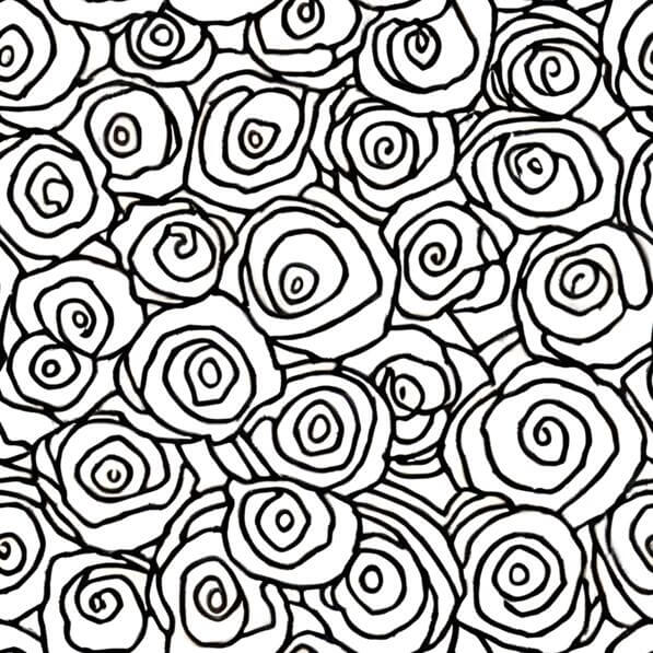 Download Black and White Rose Swirls Seamless Pattern Patterns Online ...