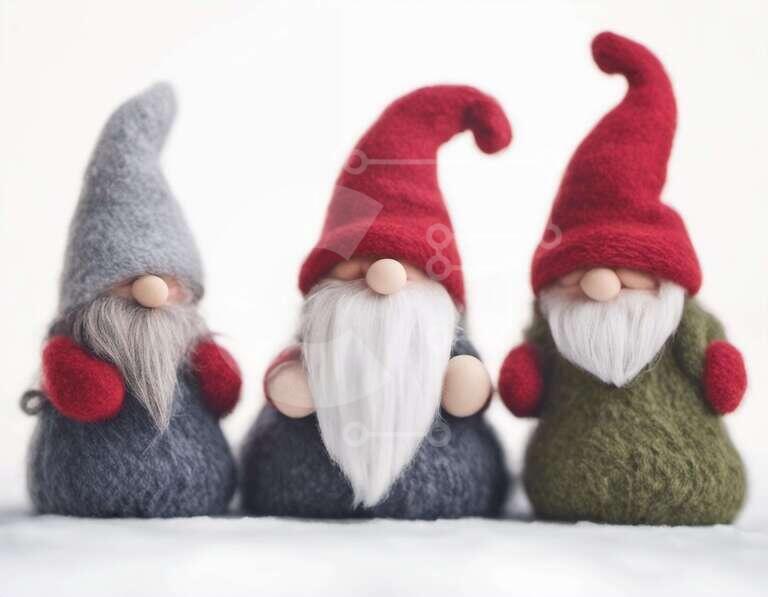 Festive Gnomes for Holiday Decorations stock photo | Creative Fabrica
