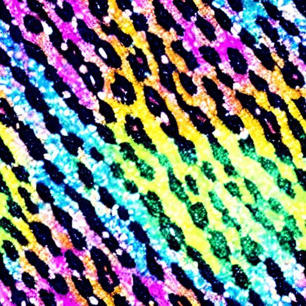 Download Multicolored Leopard Print Glitter Fabric for Interiors ...