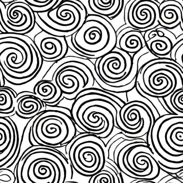 Download Seamless Black and White Swirls Pattern Patterns Online ...