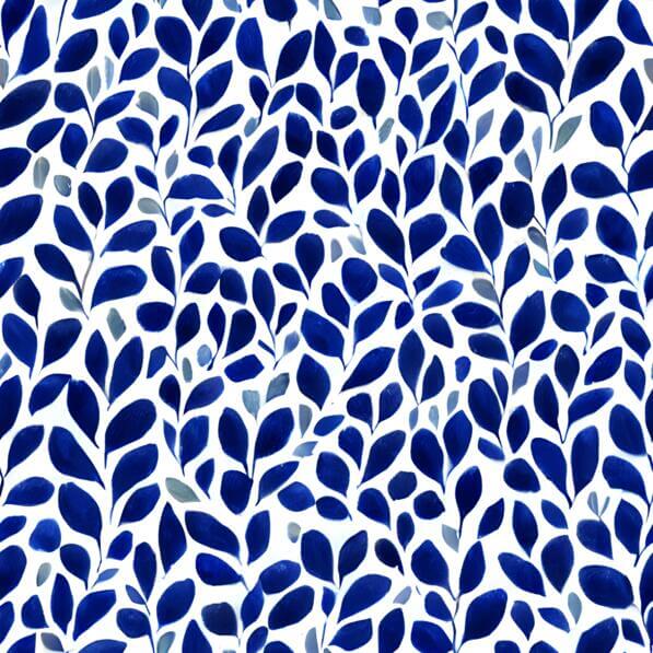 Download Blue Leaf Pattern on White Background Patterns Online ...