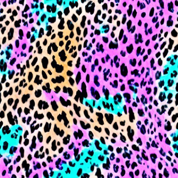 Download Leopard Print Background in Blue, Pink, and Purple Colors ...