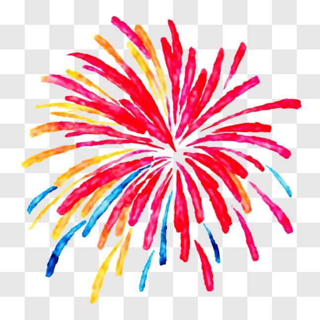 Download Colorful Firework Display for Celebrations PNGs Online ...