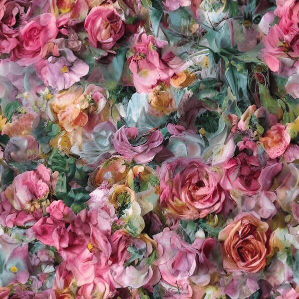 Download Pink and Yellow Floral Pattern Art Piece Patterns Online ...