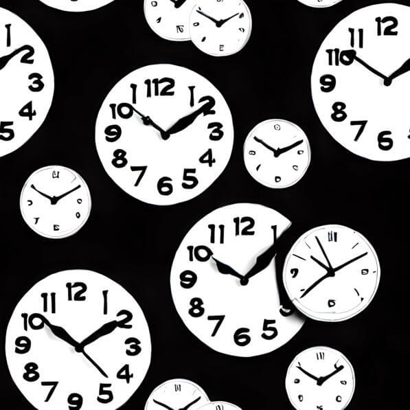 Download Group of White Clocks in Attractive Pattern Patterns Online ...