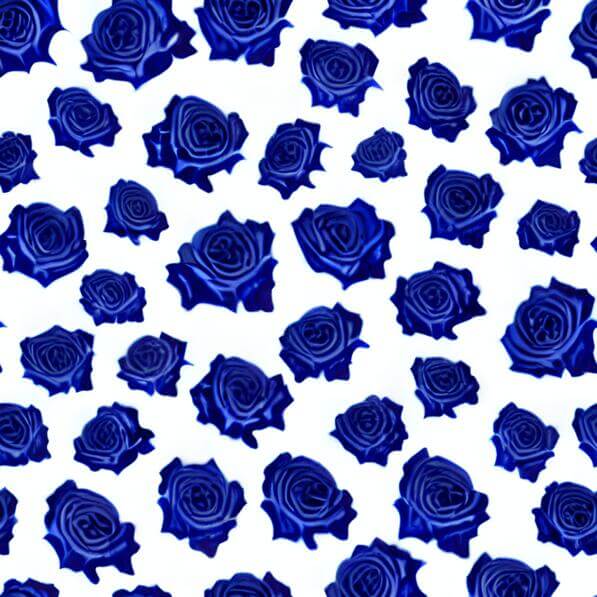 Download Seamless Blue Rose Pattern on White Background Patterns Online ...