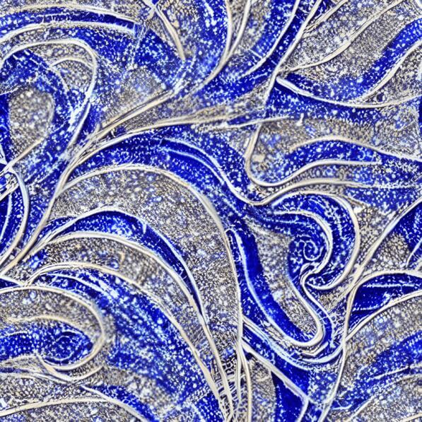 Download Blue and Silver Abstract Pattern with Swirls Patterns Online ...