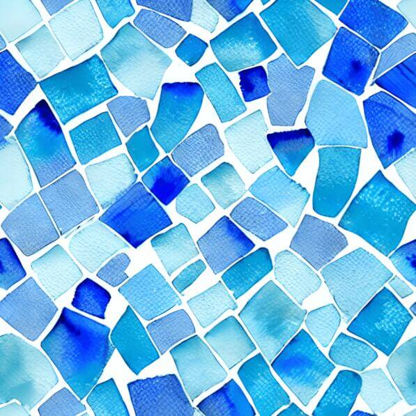 Download Blue and White Glass Mosaic Tiles Seamless Pattern Patterns ...