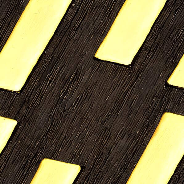 Download Yellow and Black Striped Wooden Floor for Directional Guidance ...