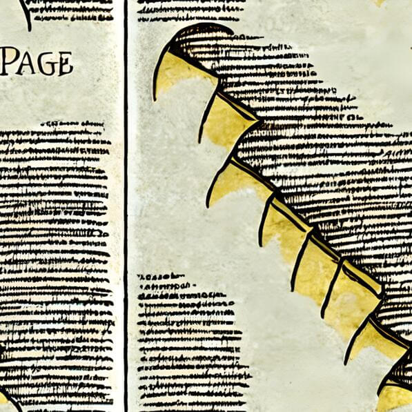 Download Illustrated Book Pages with Latin Text Patterns Online ...