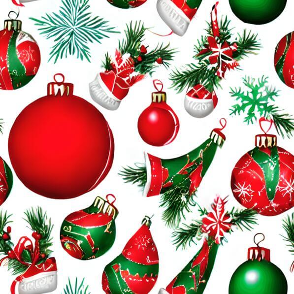 Download Festive Christmas Ornaments Pattern Patterns Online - Creative ...