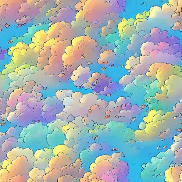 Download Colorful Cloud Pattern Wallpaper Patterns Online - Creative ...