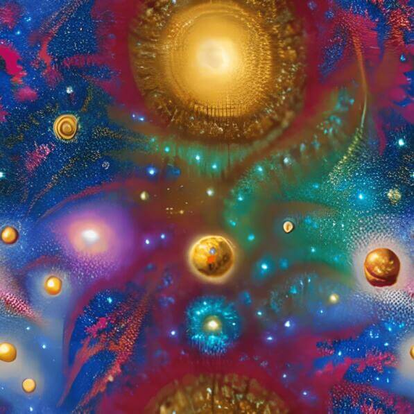 Download Abstract Artwork: Interconnectedness of Space and Time ...