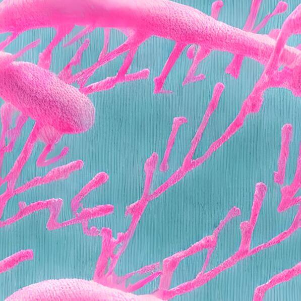 Download Close-up of Pink Cells in Algae or Cyanobacteria Colony ...