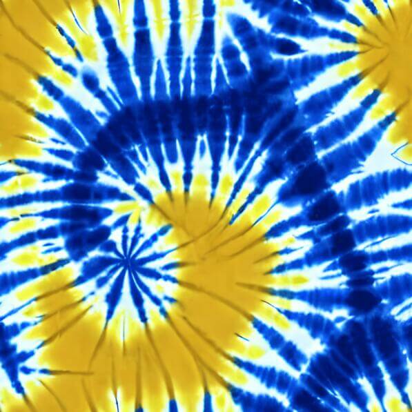 Download Blue and Yellow Tie-Dye Fabric with Spiral Pattern Patterns ...