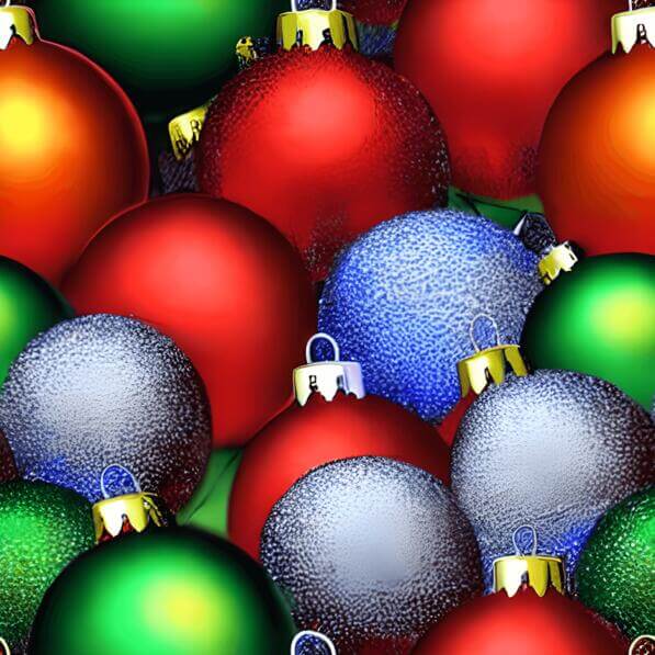 Download Colorful Christmas Balls Ornaments in Red, Green, Blue, Gold ...