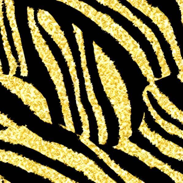 Download Black and Gold Zebra Print Background with Glitter Patterns ...