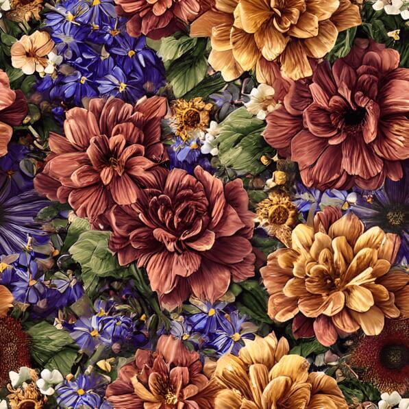 Download Colorful Floral Pattern Seamless Background Patterns Online ...