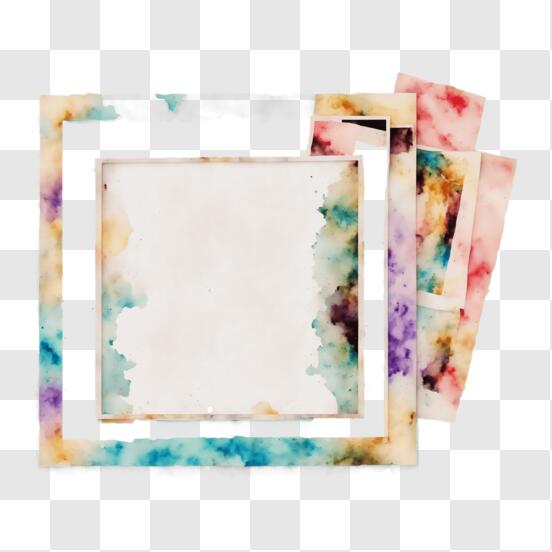 Download Stack of Colorful Watercolor Paper for Scrapbooking and Art ...