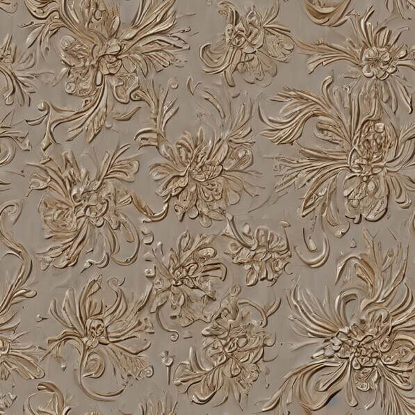 Download Intricate Floral Pattern on Beige Background Patterns Online ...