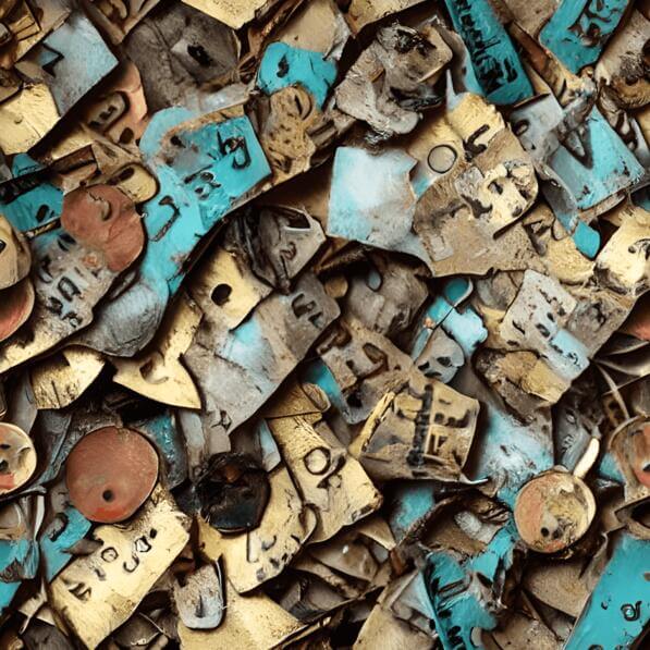 Download Pile of Old Keys, Tags, and Metal Objects Patterns Online ...