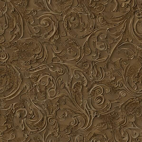 Download Intricate Brown Swirls and Floral Pattern Background Patterns ...