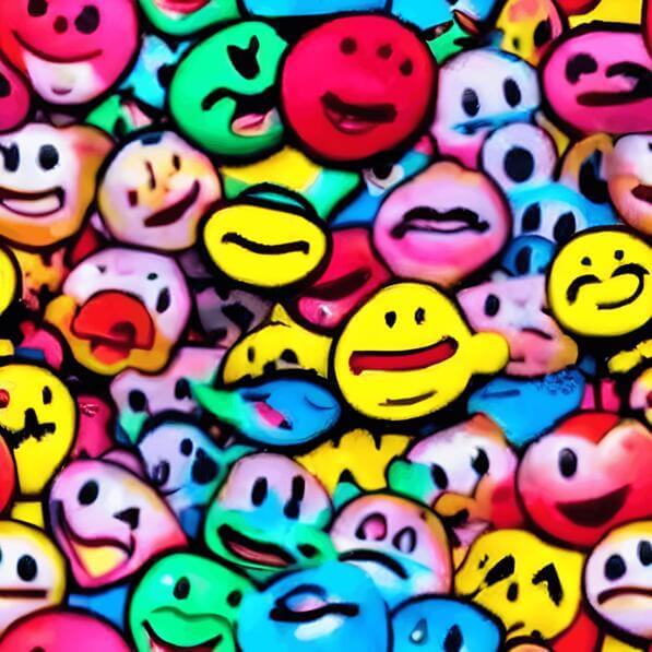 Download Colorful Smiling Emoticon Faces with the Theme of Happiness ...