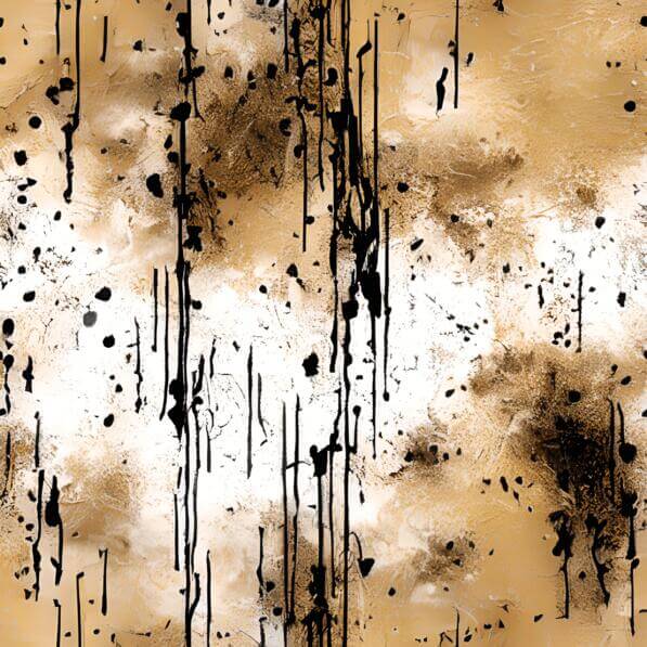 Download Abstract Painting with Paint Splatters on Beige Background ...