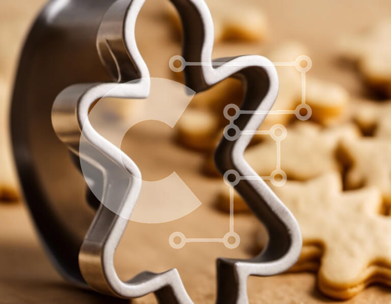 Download Gingerbread Man Cookie Cutter and Sugar Cookies Stockphotos ...