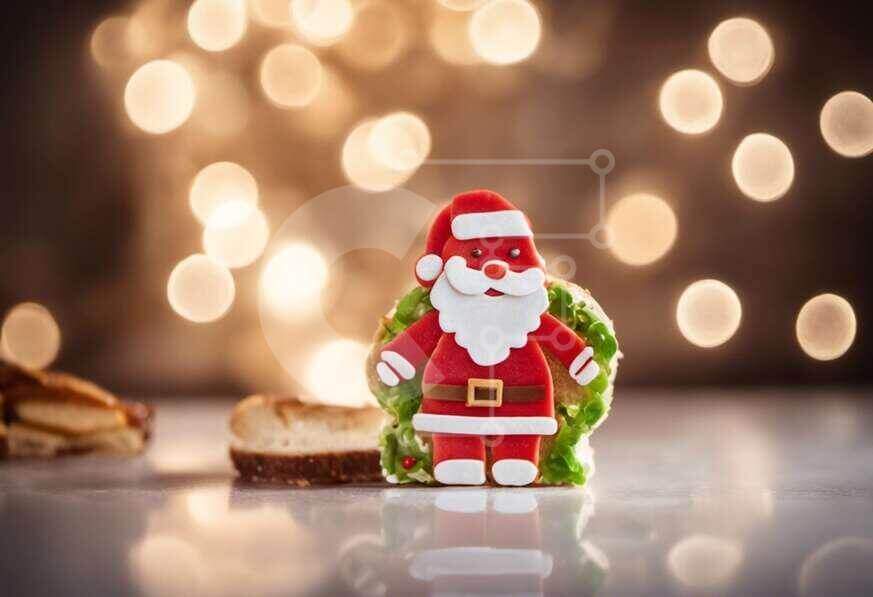 Festive Santa Claus Figurine stock photo | Creative Fabrica