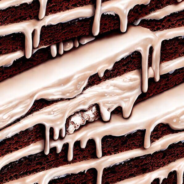 Download Close-up of Chocolate Cake with Icing and Dripping Frosting ...