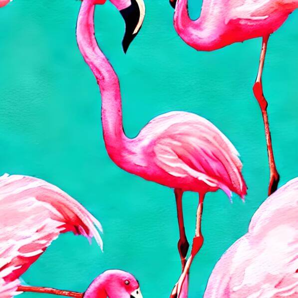 Download Pink Flamingos on Turquoise Background Patterns Online ...