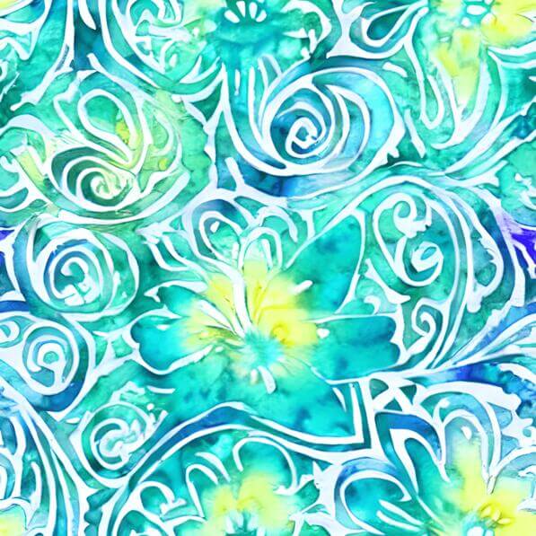 Download Abstract Floral Swirls and Vines Seamless Pattern Patterns ...