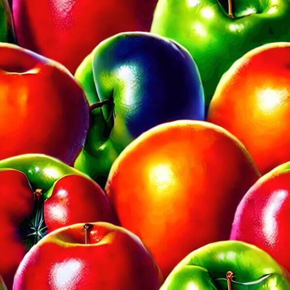 Download Colorful Array of Apples Patterns Online - Creative Fabrica