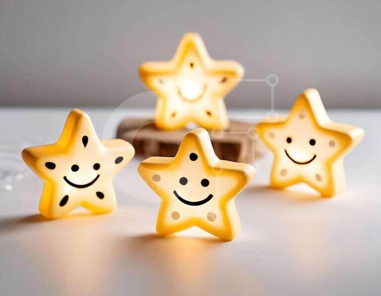 Decorative Smiley Face Lights stock photo | Creative Fabrica