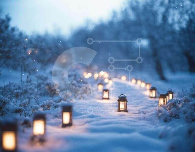 Winter Solstice Celebration stock photo | Creative Fabrica