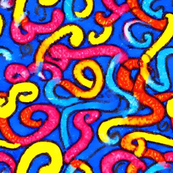 Download Colorful Abstract Pattern With Swirls Patterns Online